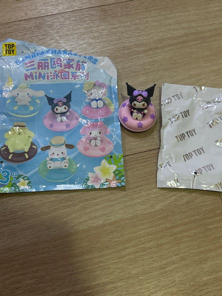 Official Sanrio TopToy Mini Swim Ring Series Confirmed Kuromi, Hobbies & Toys, Collectibles ...