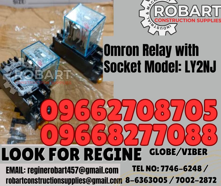 Omron Relay with Socket Model: LY2NJ, Commercial & Industrial ...