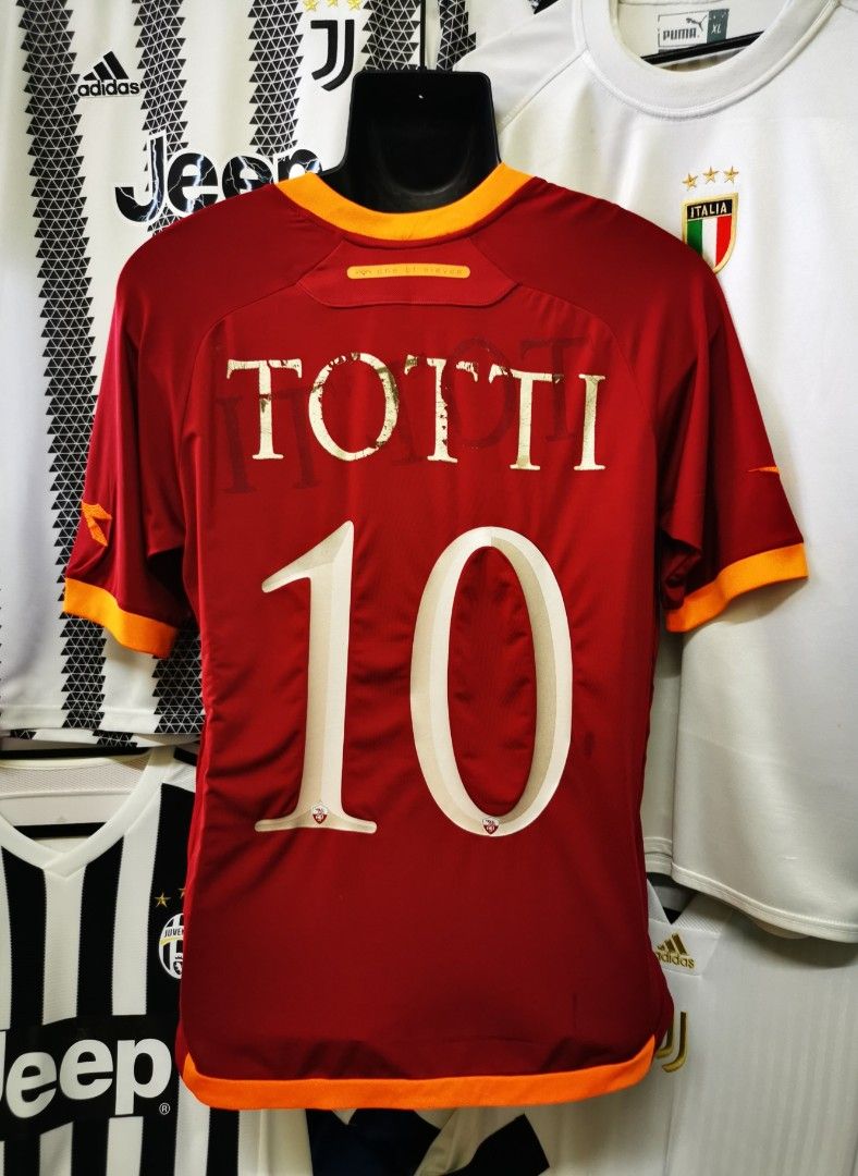 Original AS Roma (H) TOTTI #10 (Pit 20" fit M (UK)) (2006/ 2007), Men's ...