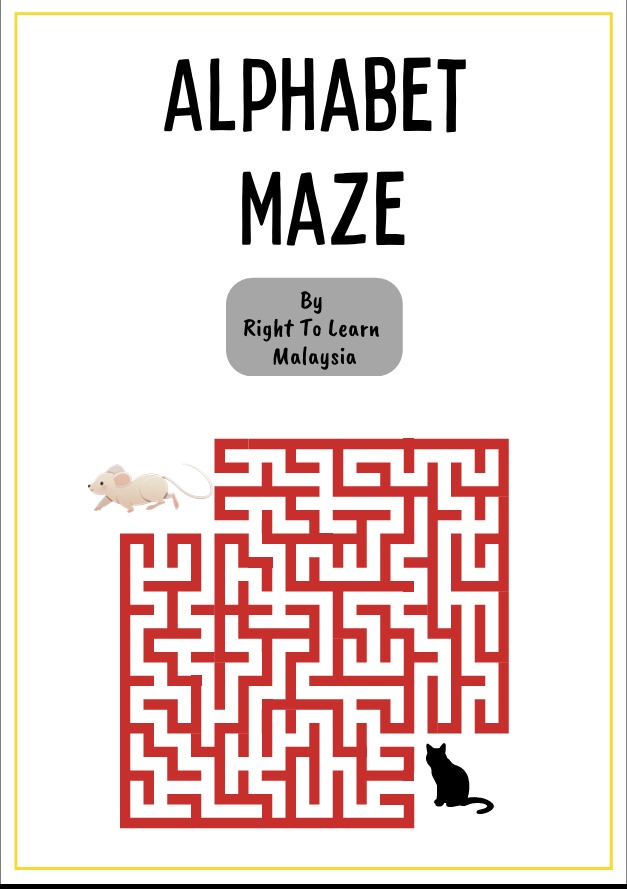 PDF/SOFTCOPY ALPHABET MAZE A-Z, Hobbies & Toys, Books & Magazines ...