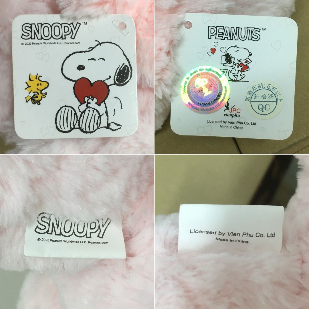 Peanuts Snoopy - Snoopy ~Pink Color~ Furry Lying Down (Nesoberi ...