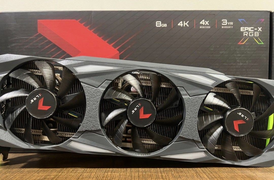 PNY RTX 3070 ti Uprising 8GB GDDR6X RGB, Computers & Tech, Parts ...