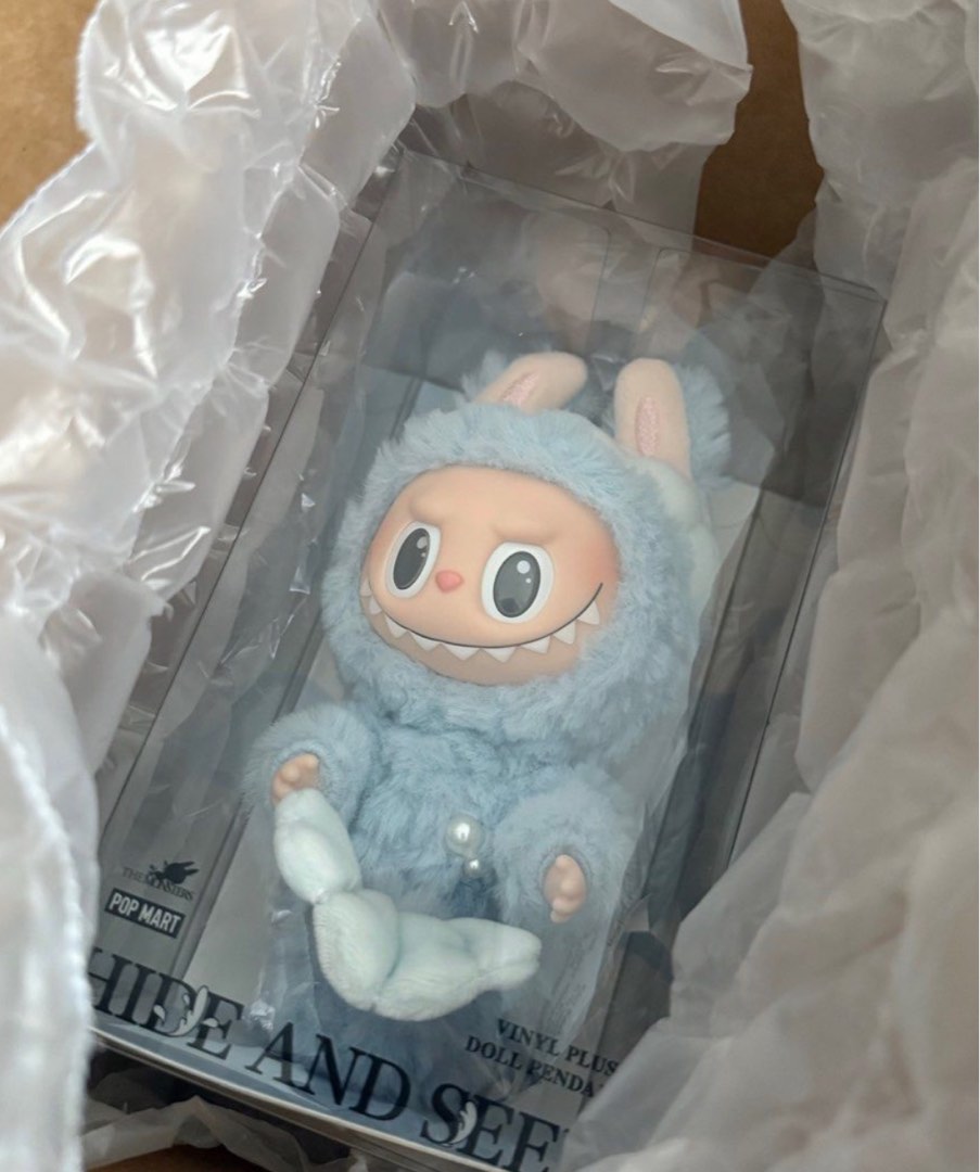 POP MART LABUBU MERBUBU HIDE AND SEEK IN SINGAPORE VINY PLUSH, Hobbies ...
