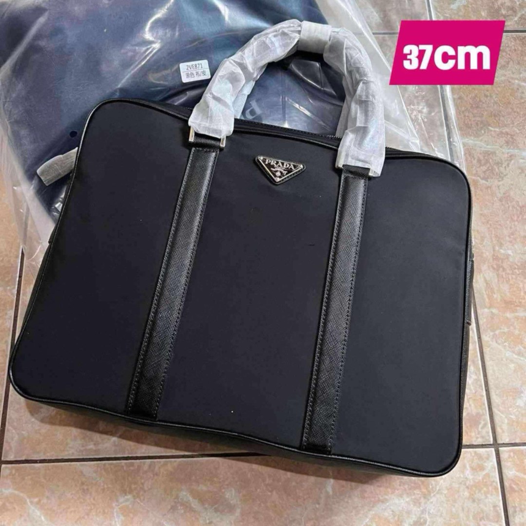 Prada laptop bag, Luxury, Bags & Wallets on Carousell