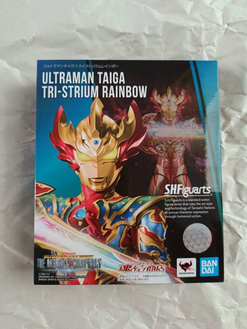 (Ready Stock) SHF S.H.Figuarts Ultraman Taiga Tri-Strium Rainbow (Japan ...