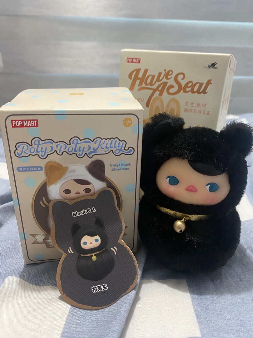 Roly Poly Kitty (Black cat), Hobbies & Toys, Toys & Games on Carousell