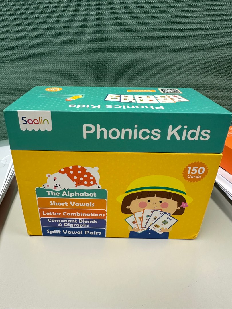Saalin phonics flashcards, 兒童＆孕婦用品, 嬰兒玩具 - Carousell