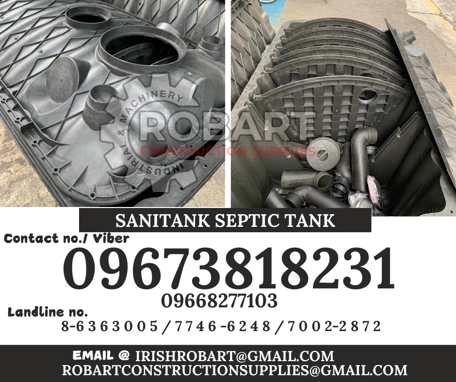 Sanitank septic tank, Commercial & Industrial, Construction Tools ...