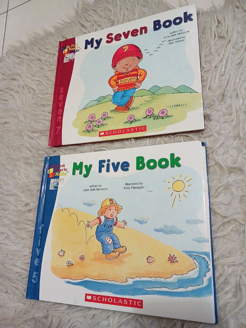 Scholastic My First Steps to Maths: My Five and Seven Books, Hobbies ...