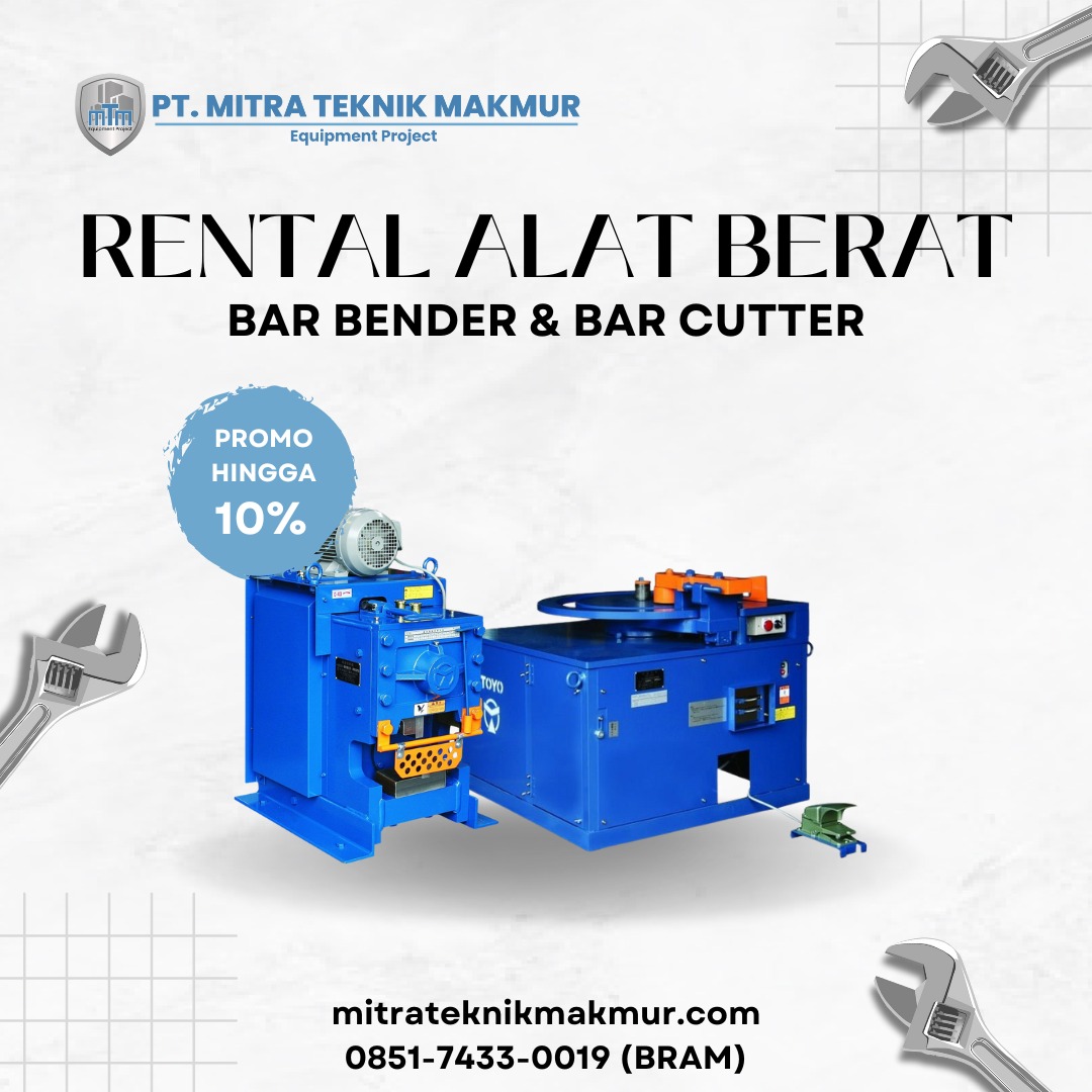 Sewa Bar Bender | Bar Cutter | Penekuk Besi | Pemotong Besi Kota ...