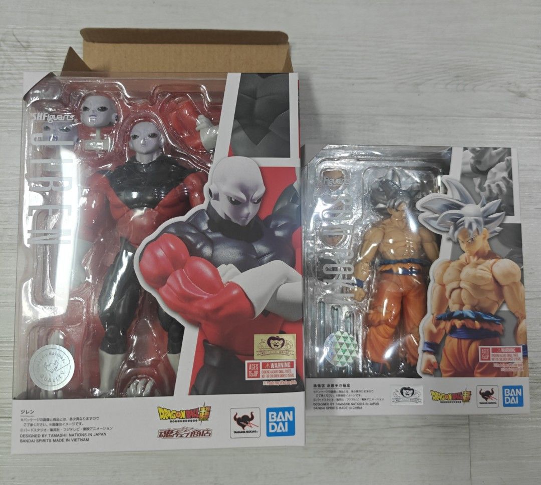 SHF Dragonball Jiren and Ultra Instinct Goku set., Hobbies & Toys, Toys ...