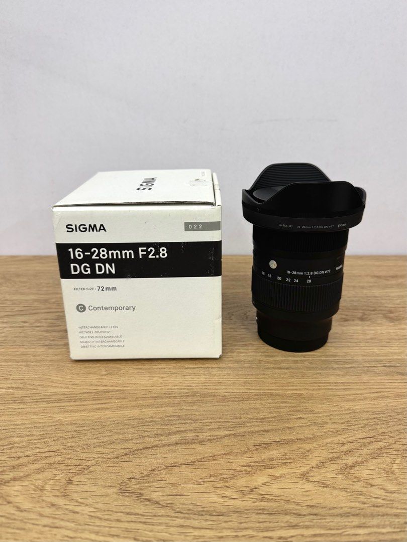 SIGMA 16-28MM F2.8 DG DN CONTEMPORARY LENS FOR SONY FE MOUNT (99% NEW ...