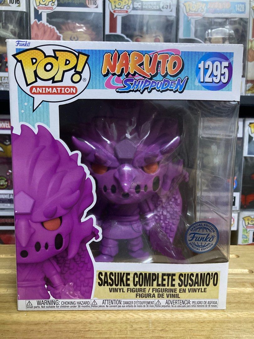 Special Edition Naruto Shippuden Sasuke Complete Susanoo Funko Pop ...