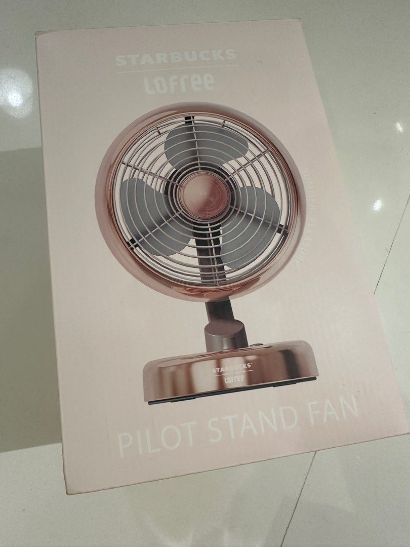 Starbucks limited edition Fan, Furniture & Home Living, Lighting & Fans ...
