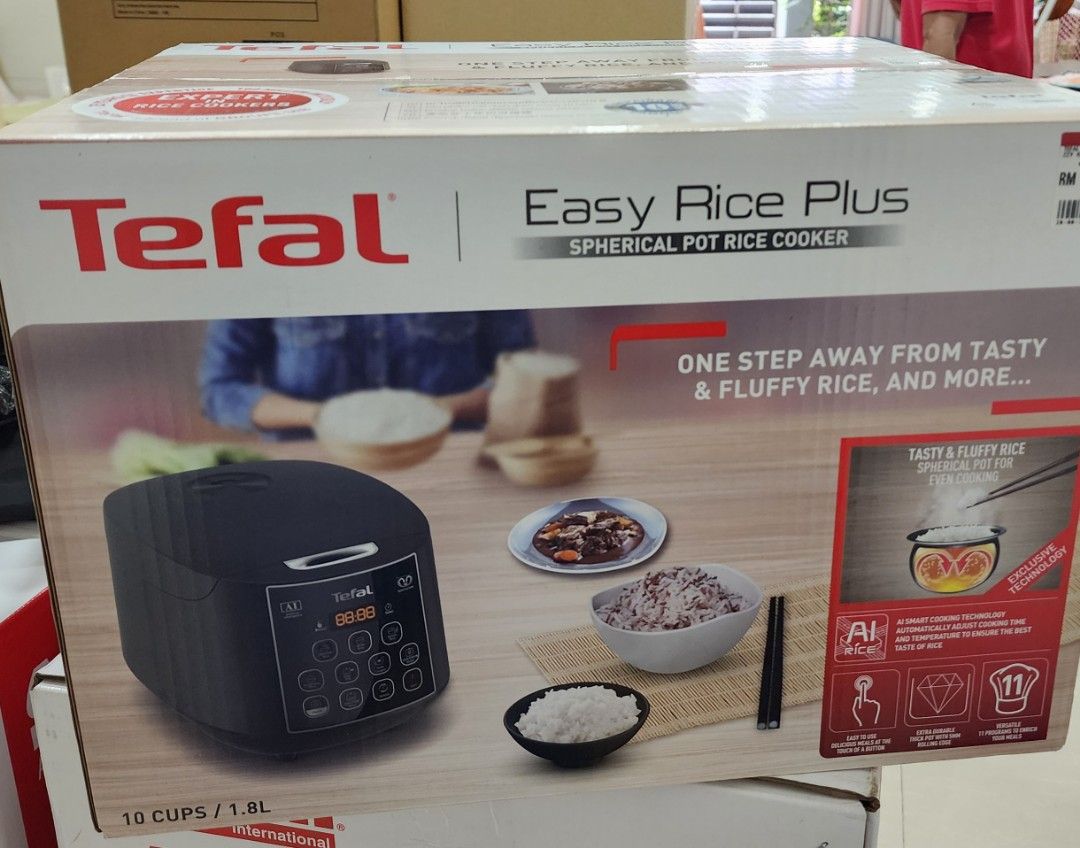 Tefal Easy Rice Plus Rice Cooker, TV & Home Appliances, Kitchen ...