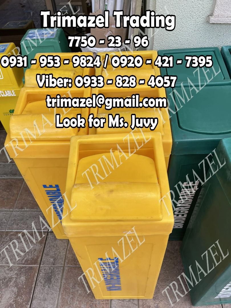 trash bin slim bin, Furniture & Home Living, Cleaning & Homecare ...