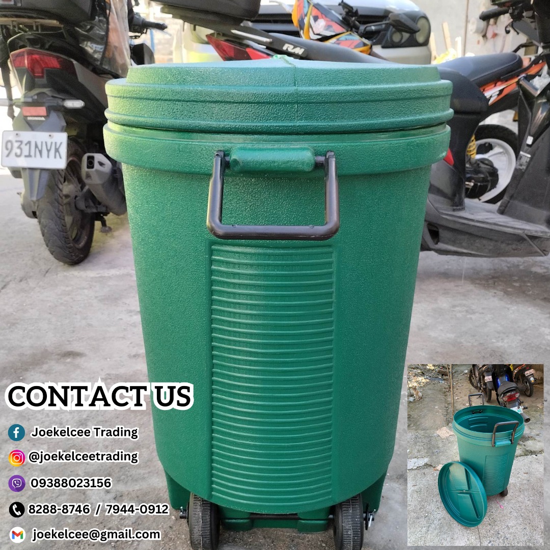 TROLLING TRASH BIN, Furniture & Home Living, Cleaning & Homecare ...