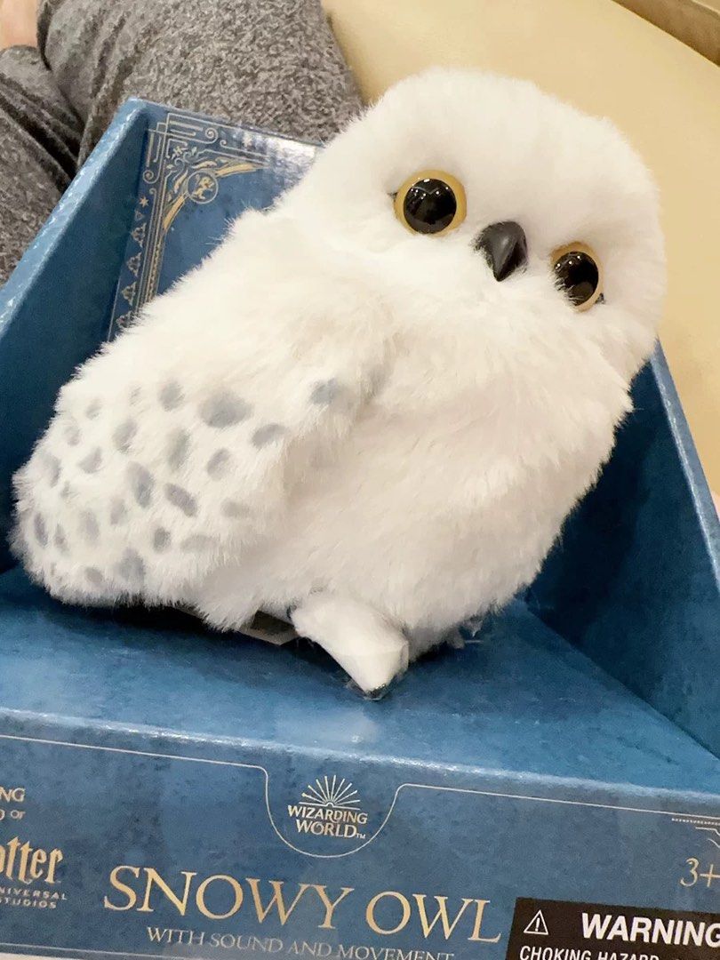 UNIVERSAL STUDIO HARRY POTTER SNOWY OWL HEDWIG PLUSH DOLL MINISO ...