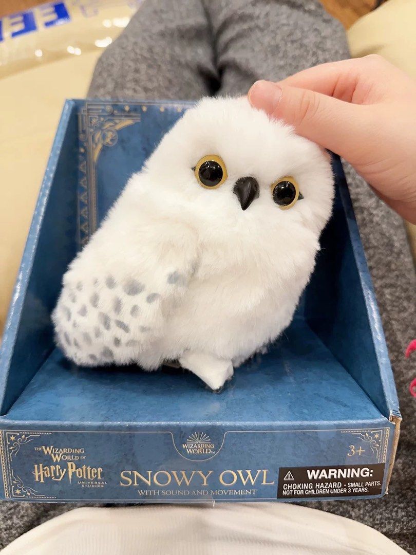 UNIVERSAL STUDIO HARRY POTTER SNOWY OWL HEDWIG PLUSH DOLL MINISO ...