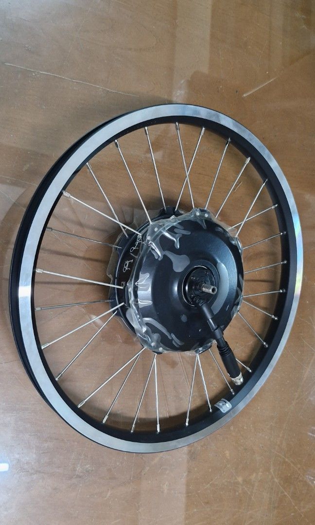 Velg Sepeda Brompton Electric Front Wheel with Hub Motor and Fixings ...