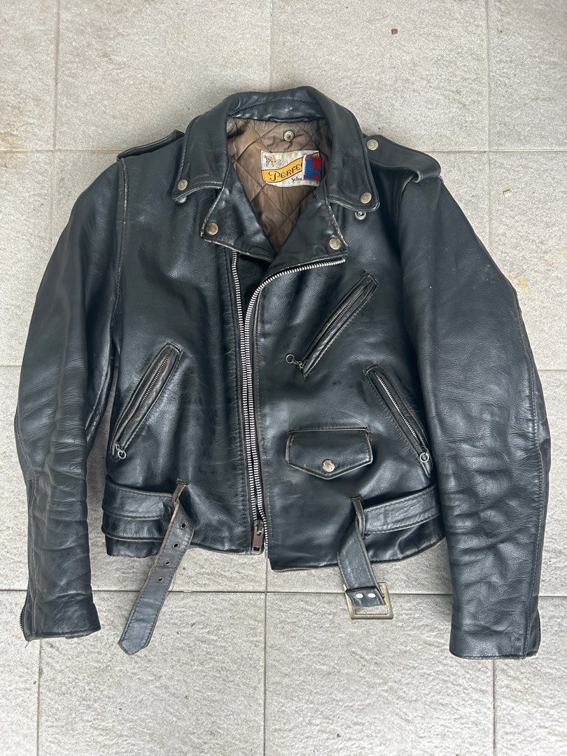 Vintage Schott Perfecto 618 not Buco Real McCoy Lewis Leather Vanson ...