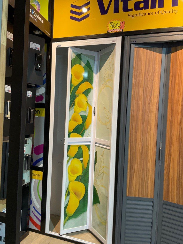 Vitally Aluminium Bi-fold Mini Pro Door with Installation, Furniture ...