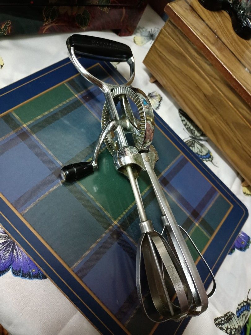 VTG Prestige Egg Beater Hand Mixer Stainless Steel Made In England ...