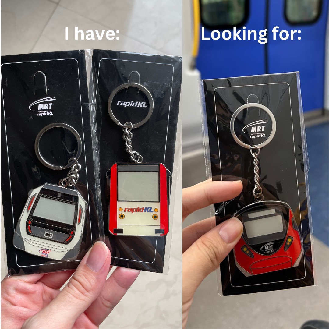 [WTT] RapidKL Hari Mesra Pelanggan Survey Keychain Kajang Line MRT and ...