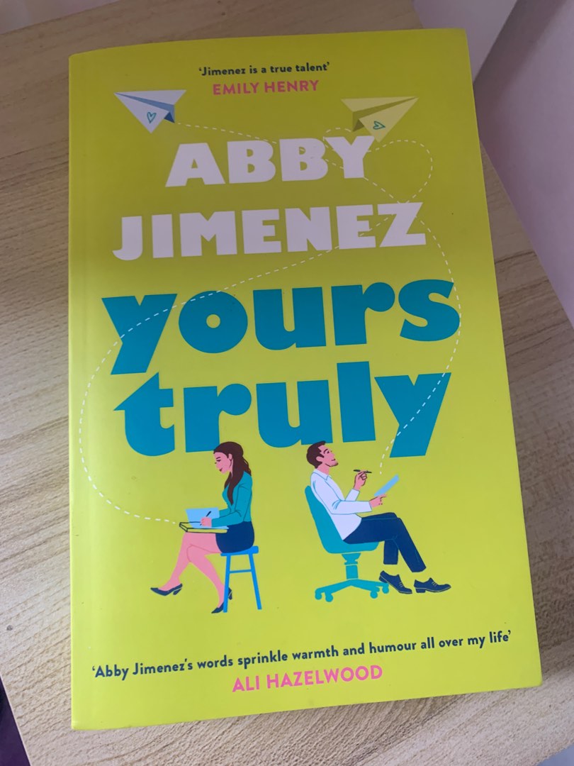 Yours truly by Abby Jimenez, Announcements on Carousell