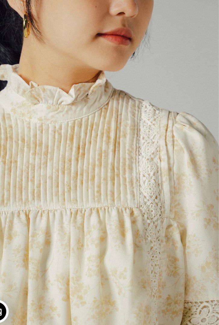 Zora sonya top in marigold, Women's Fashion, Tops, Blouses on Carousell