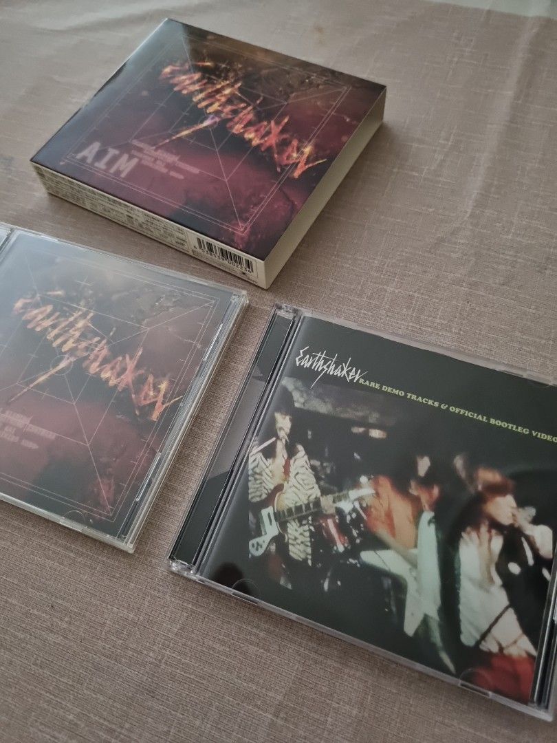 2CD+DVD Earthshaker AIM Boxset, Hobbies & Toys, Music & Media, CDs ...