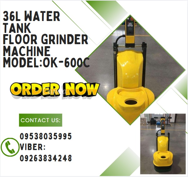 36L WATER TANK FLOOR GRINDER MACHINE MODEL: OK-600C, Commercial ...
