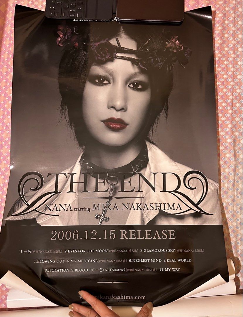 中島美嘉 NANA CD poster + DVD [set出], 興趣及遊戲, 收藏品及紀念品, 明星周邊 - Carousell