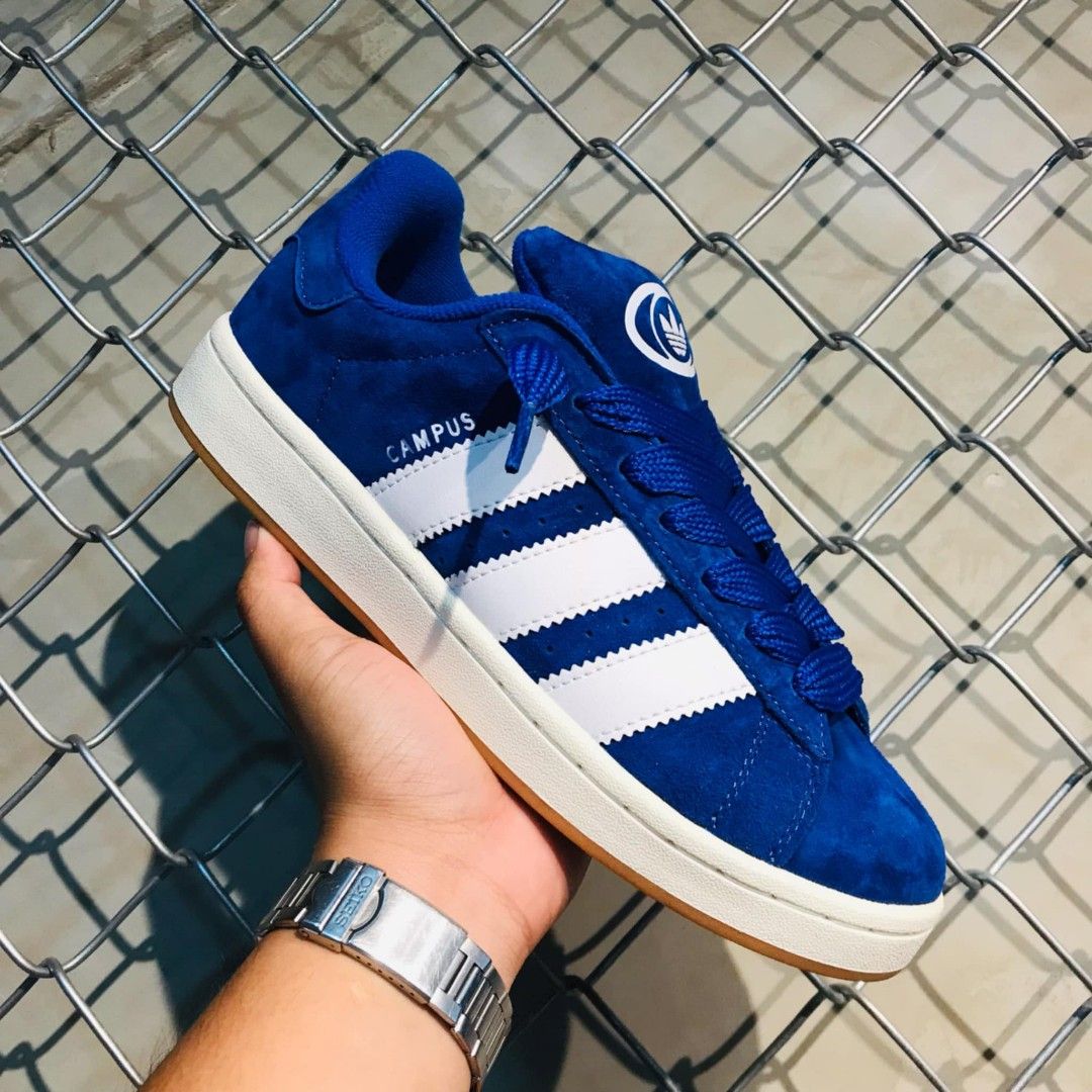 Adidas Campus (BLUE), Men's Fashion, Footwear, Dress Shoes on Carousell