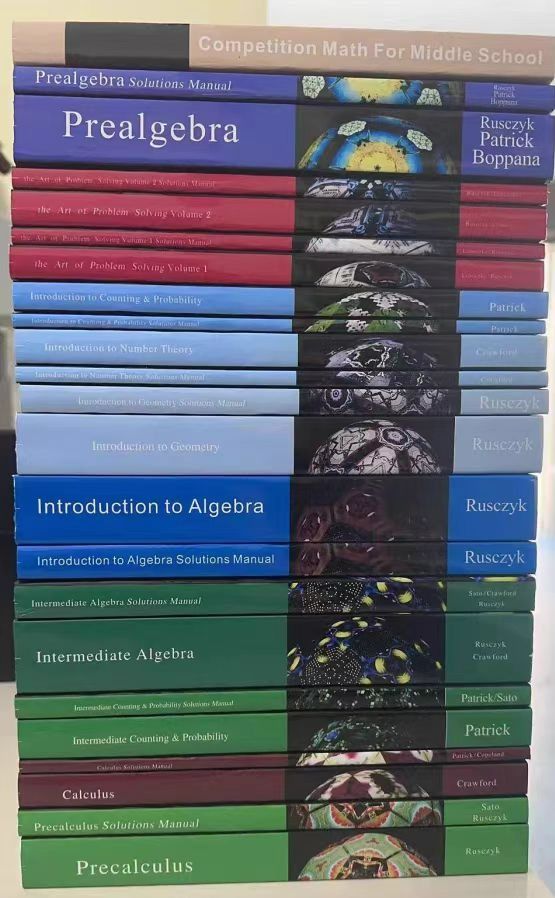 AoPS Text Books: Prealgebra,Introduction Alg,Intermediate Alg,The ...
