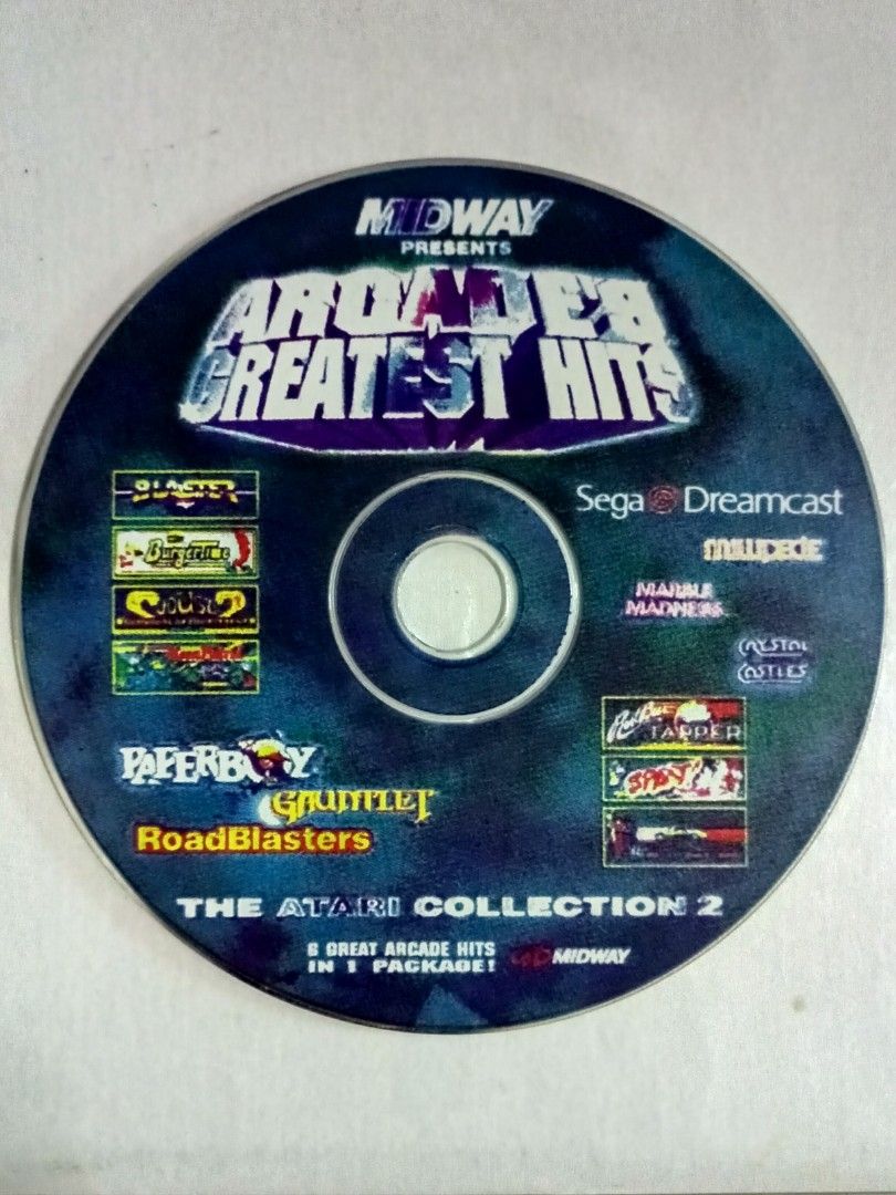 Arcade Greatest Hits The Midway Collection 2 Bootleg Sega Dreamcast ...