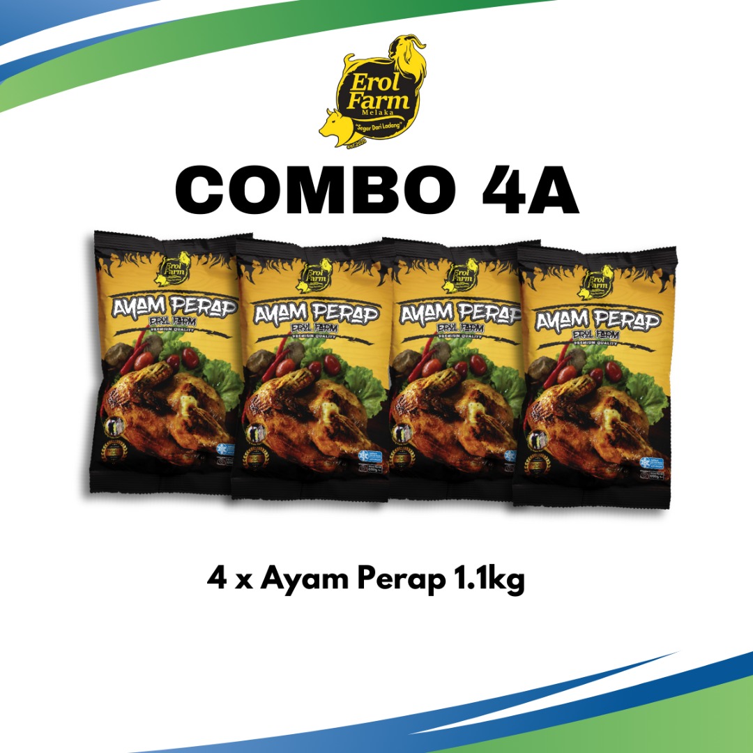 Ayam Perap Erol Farm Pakej 4 Pek, Food & Drinks, Chilled & Frozen Food ...