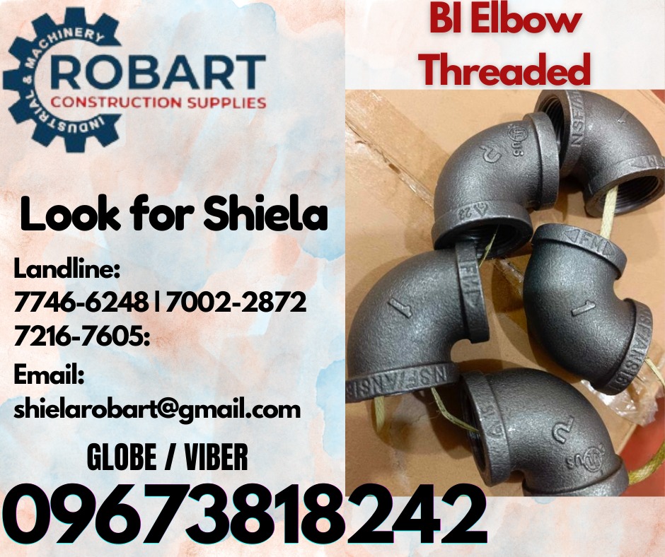 BI Elbow Threaded, Commercial & Industrial, Construction Tools ...