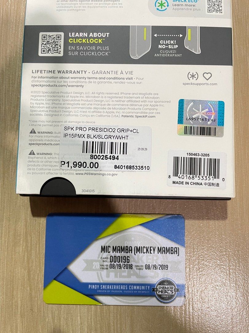 Brand new and below SRP Speck Presidio Grip 2 MagSafe Case for iPhone ...