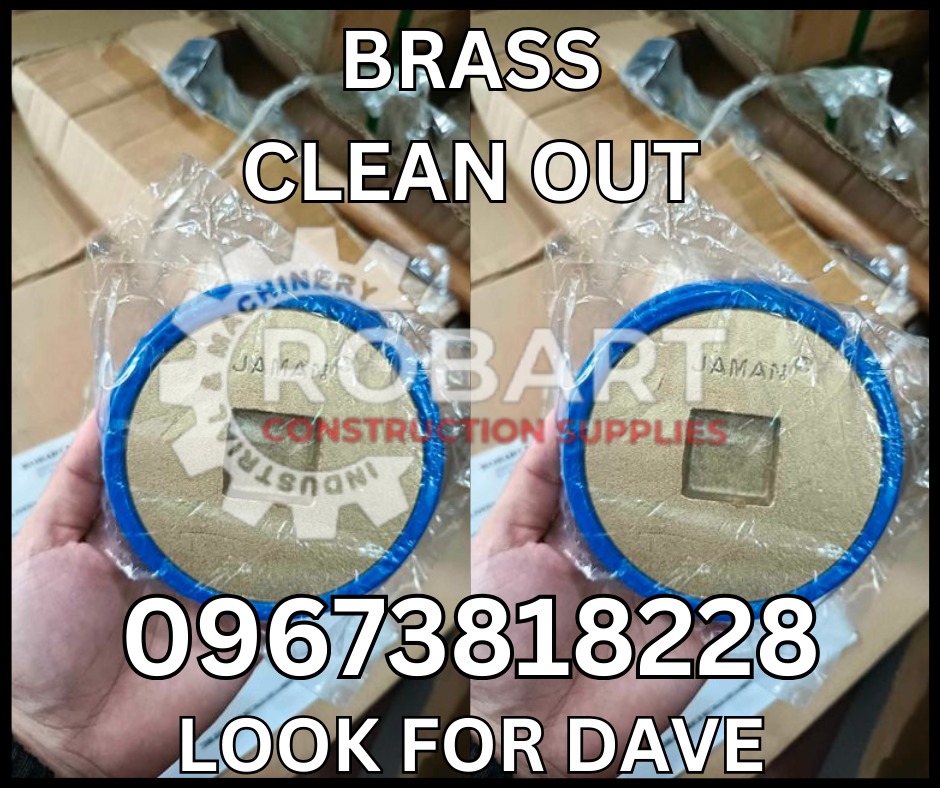 BRASS CLEAN OUT, Commercial & Industrial, Industrial Equipment on Carousell
