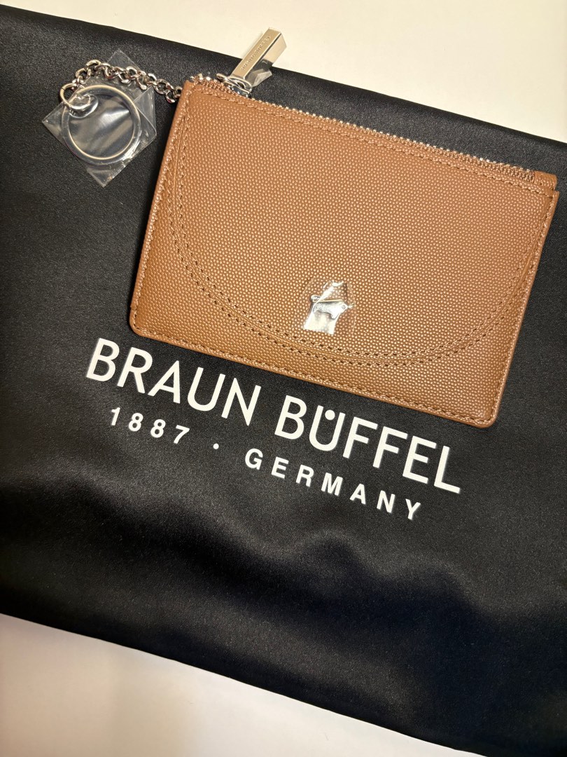 Braun Buffel Nutshell Coin Holder, Luxury, Bags & Wallets on Carousell