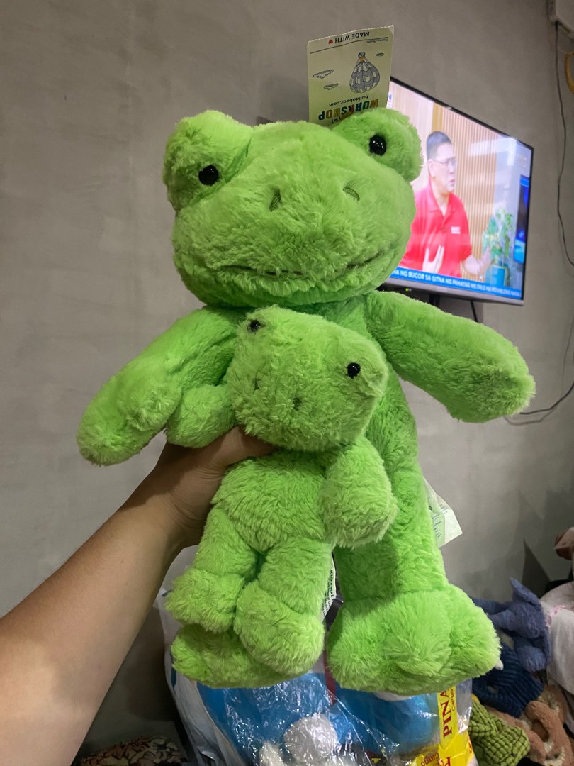 Build A Bear Spring Frog Big And Small, Hobbies & Toys, Memorabilia ...