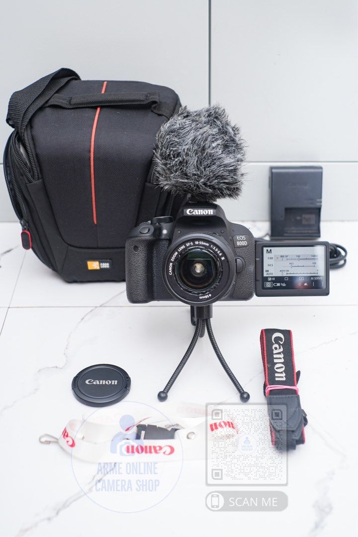 Canon 800D 24MP Digital Image Stabilization Vlogging Package ...
