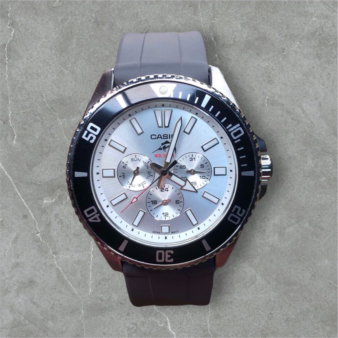 CASIO DURO200 200M WR SCREW-LOCK CROWN SPORT WATCH MDV-303, Men's ...