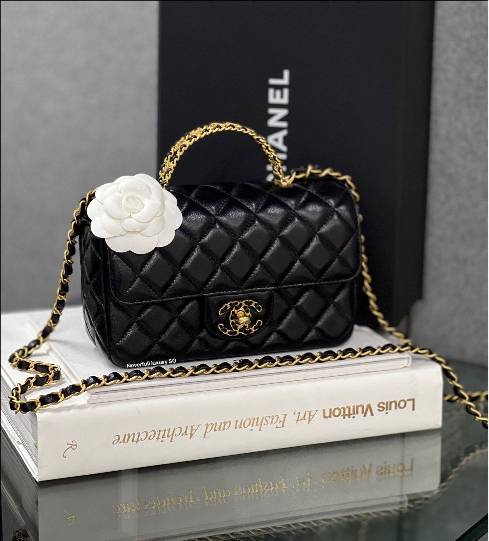 chanel mini rectangular with top handle