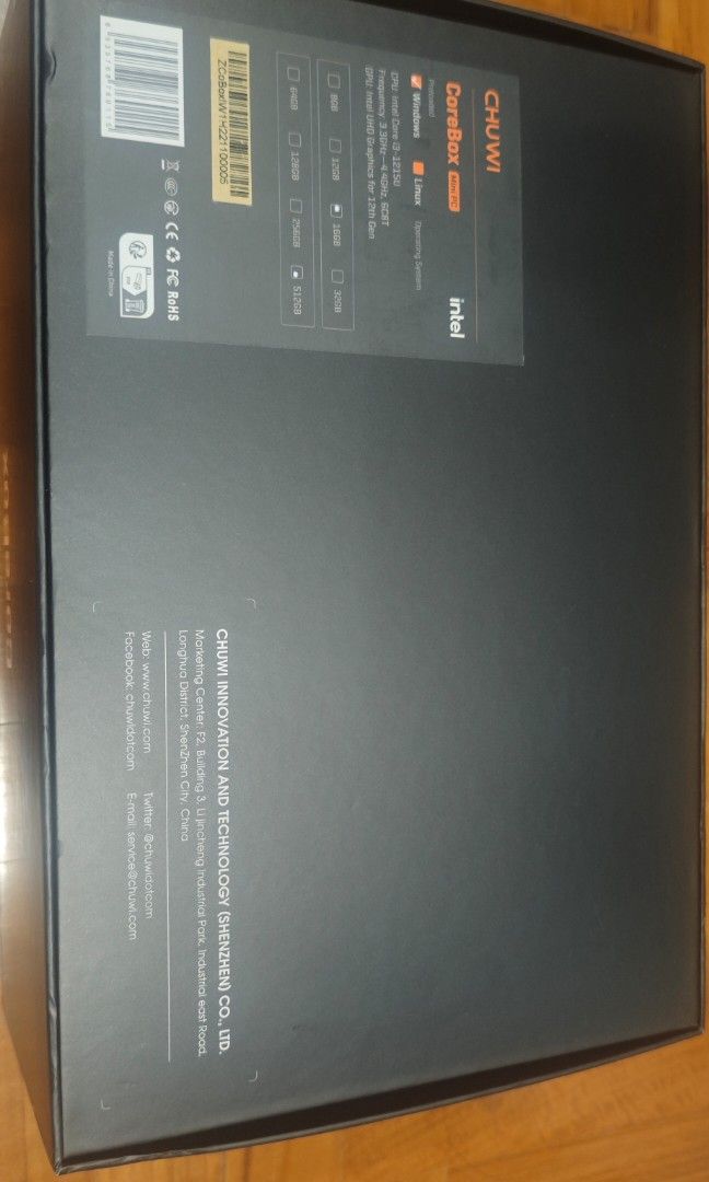 Chuwi Corebox 4th gen with Thunderbolt for egpu, Computers & Tech ...