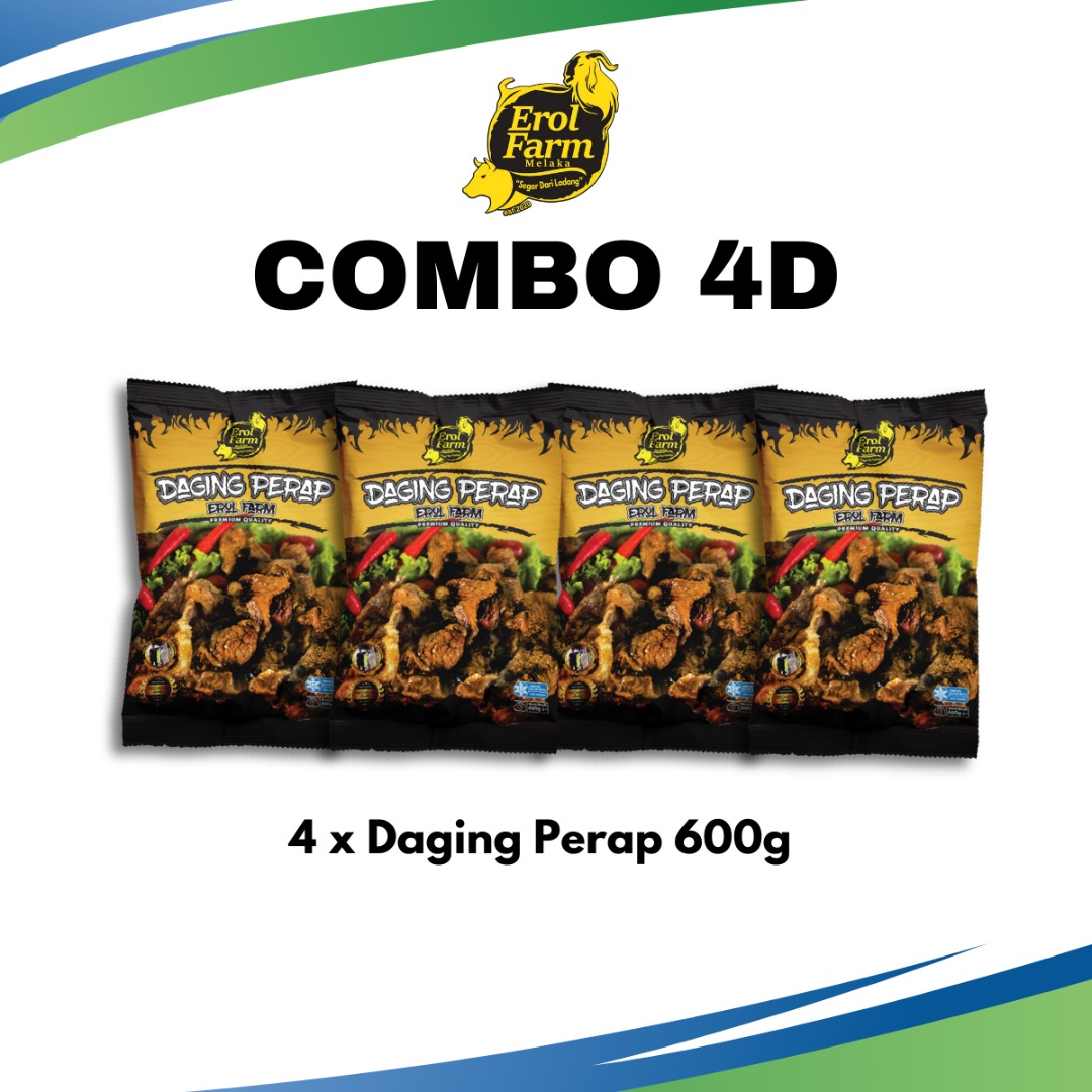 Daging Perap Erol Farm Pakej 4 Pek, Food & Drinks, Chilled & Frozen ...