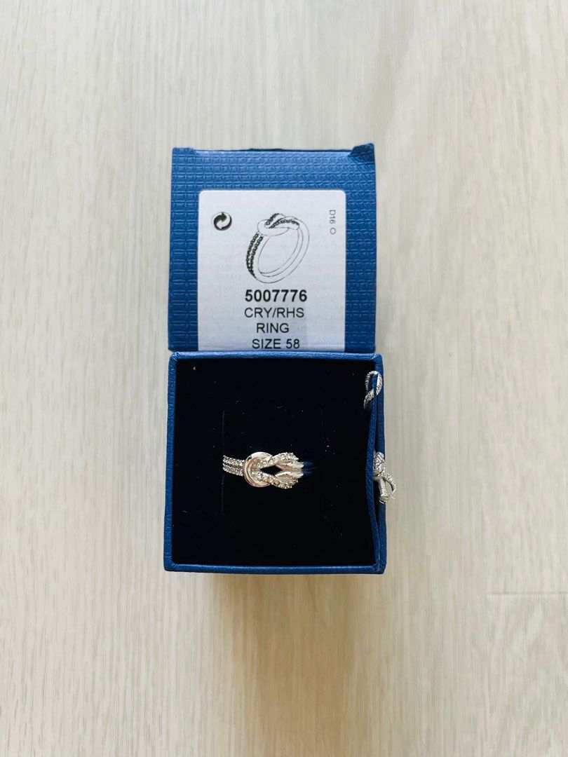 (Defect) Swarovski Voile Ring, Women's Fashion, Jewelry & Organisers ...