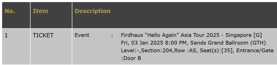 Firdhaus Concert 3rd January 2025 (Friday), Tickets & Vouchers, Event ...