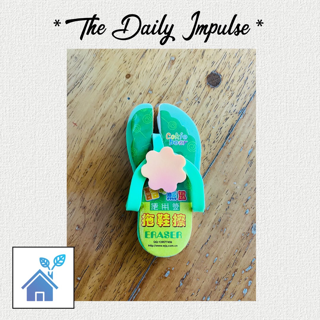Flip Flop Eraser / Stationery, Hobbies & Toys, Stationary & Craft ...